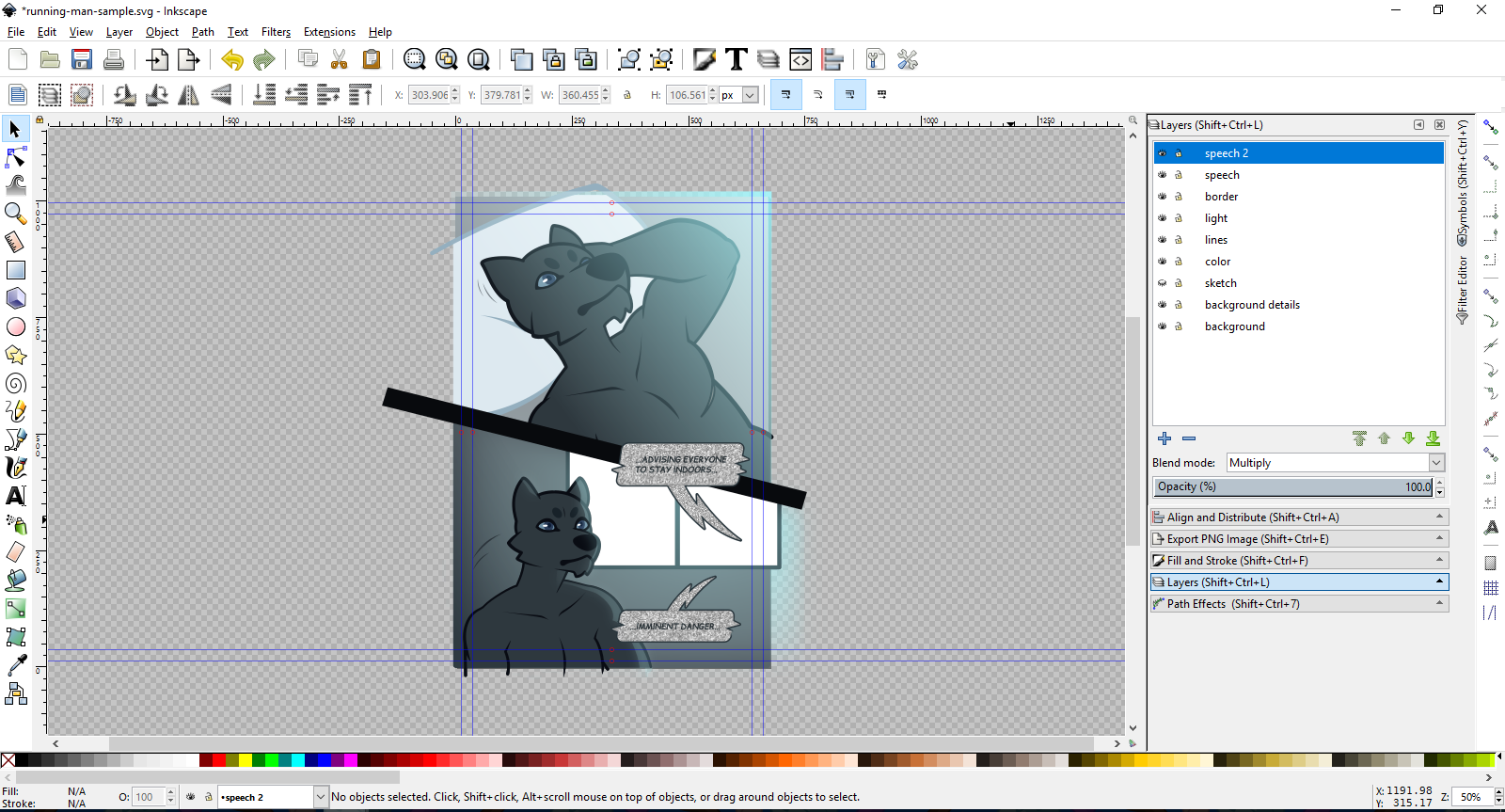 The Comic Page Process: Drawing Running Man - Azdion